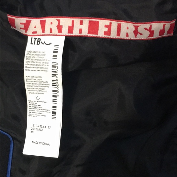 Vintage | Jackets & Coats | Vintage Ltb Airpure Black Collared Double ...